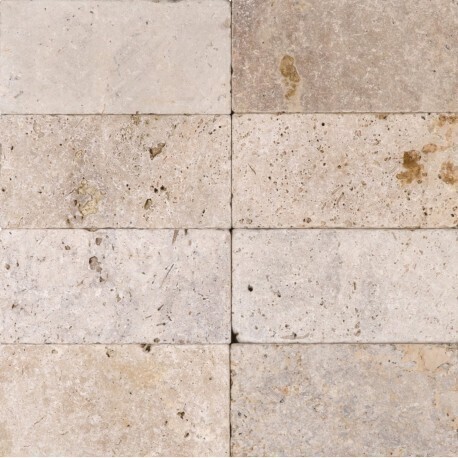 TRAVERTIN, RUSTIC C/C, PLACAJ, 30.5X15.2, 3, TUMBLED